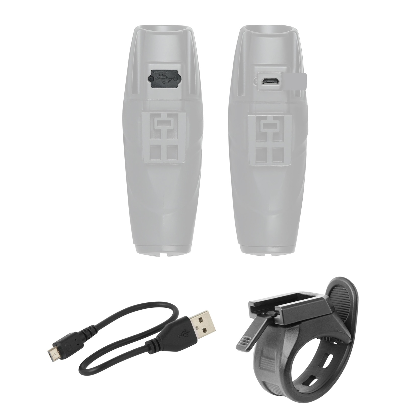 Фар Force Shark, USB, 700Lm, Черен - eMAG.bg