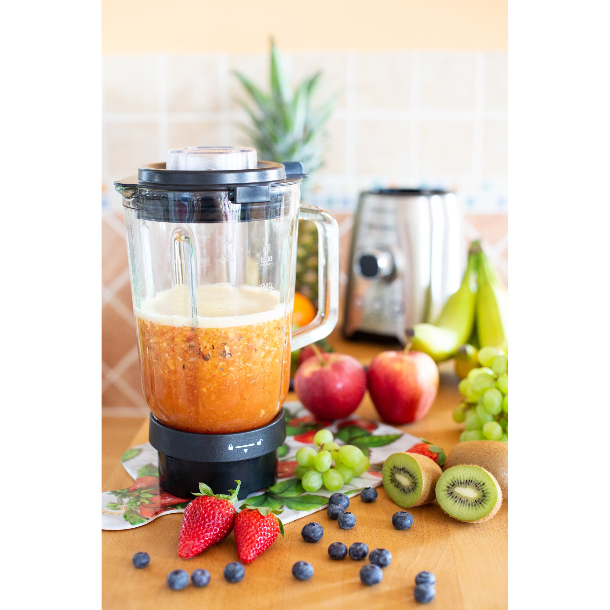 Blender de masa profesional Rohnson R583, Heavy Duty, 1400W, 20.000 rpm ...