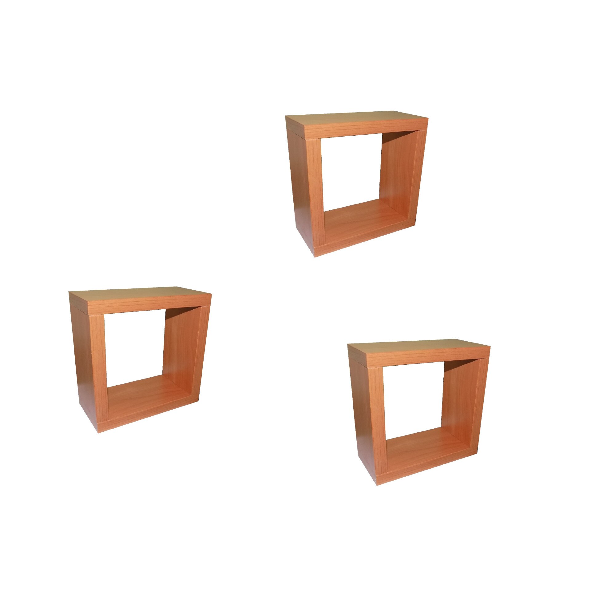 Set trei cuburi raft perete 20x20x10 cm Cires Model CS 2010 - eMAG.ro