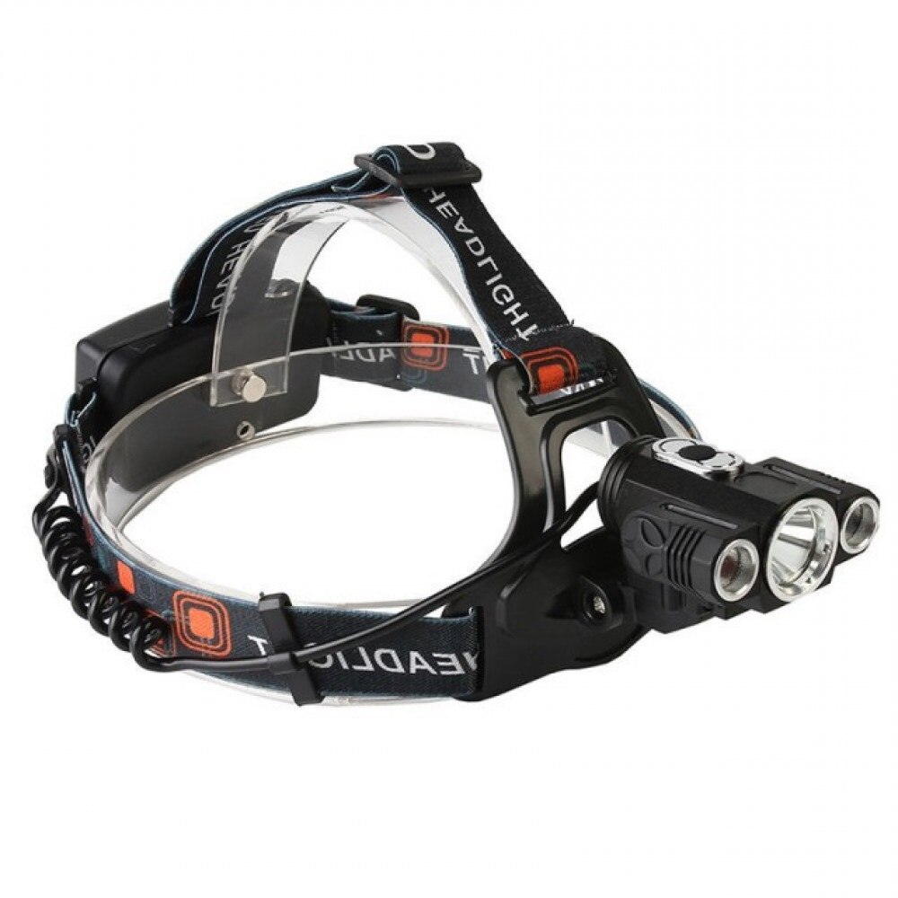 Elülső zseblámpa 3 LED-del, Barste, rugalmas markolat, 3 világítási ...