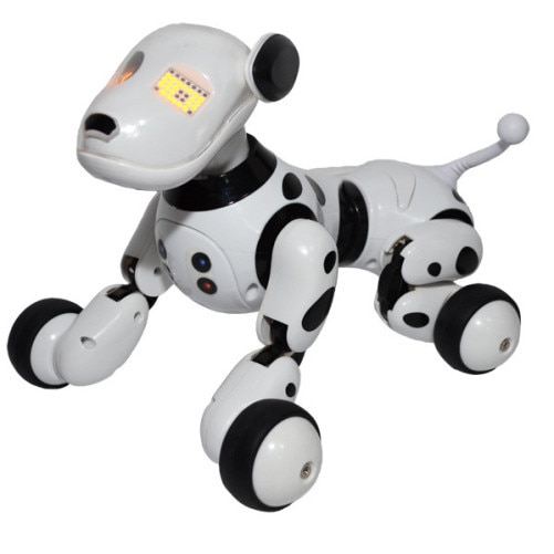 Robot Catel interactiv iUni Smart-Dog vorbitor, telecomanda, Alb - eMAG.ro