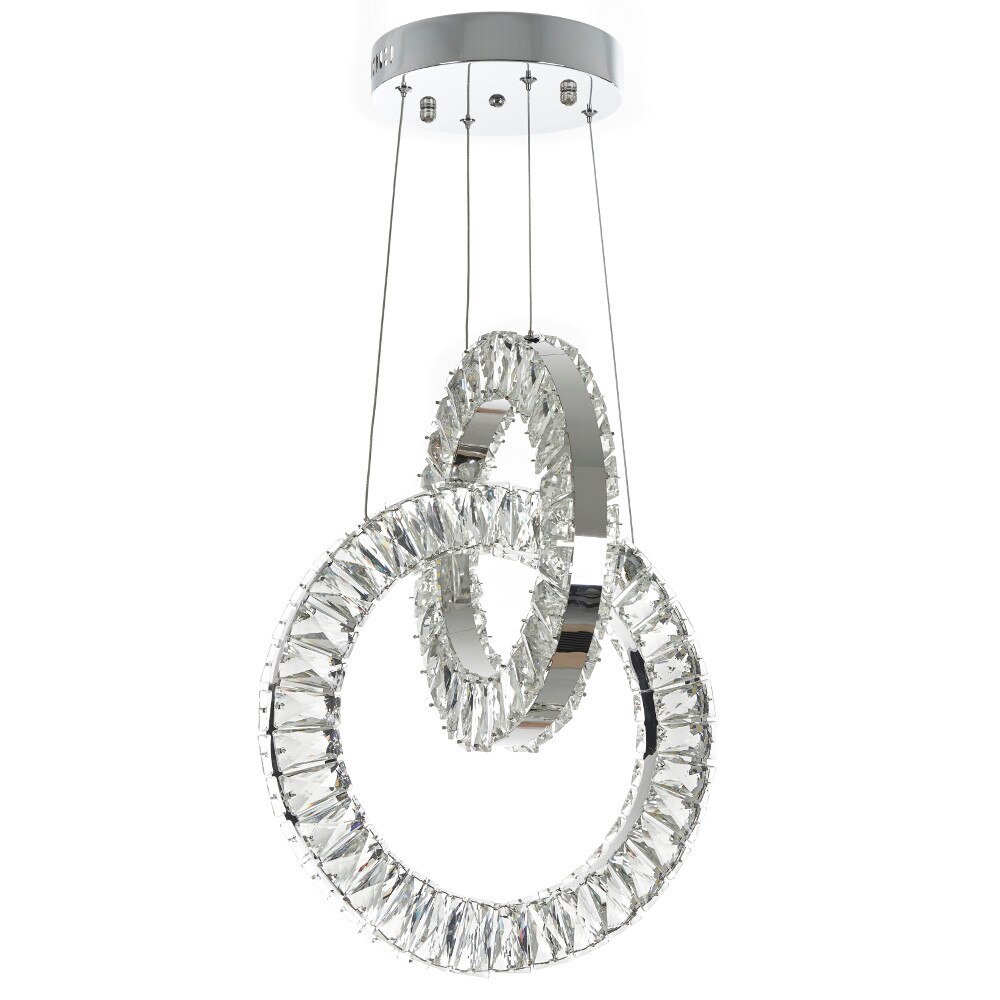 Lustra, Crom, led 40W, 4000k, 2045/40W - eMAG.ro