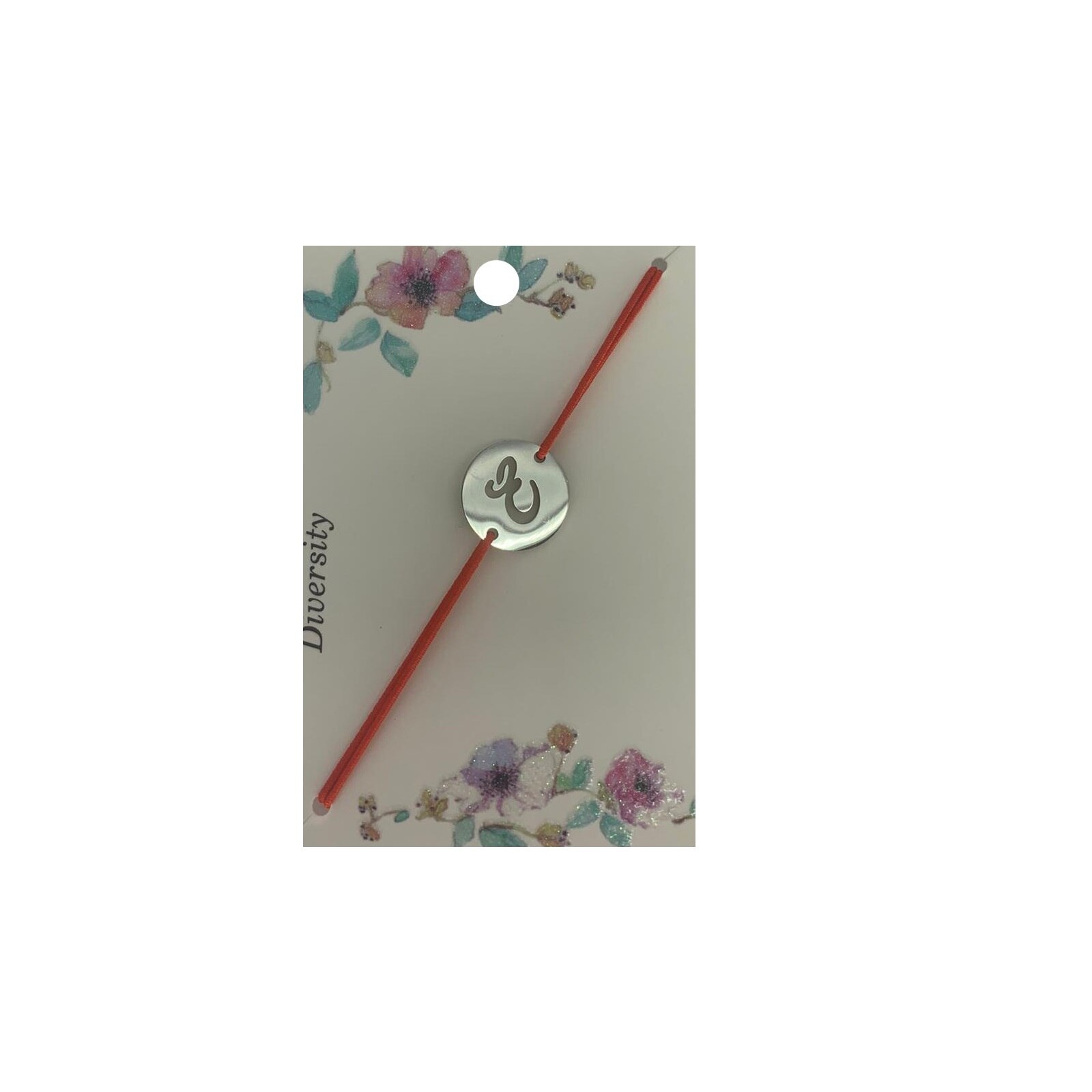 Bratara cu initiala E din inox, Cadouridiversity, D70-05E - eMAG.ro