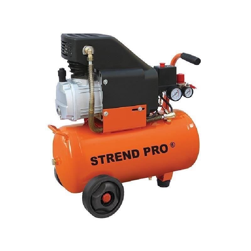 Compresor aer cu piston, Strend Pro LAF-2525, 24L, 8 bar, 2 CP - eMAG.ro
