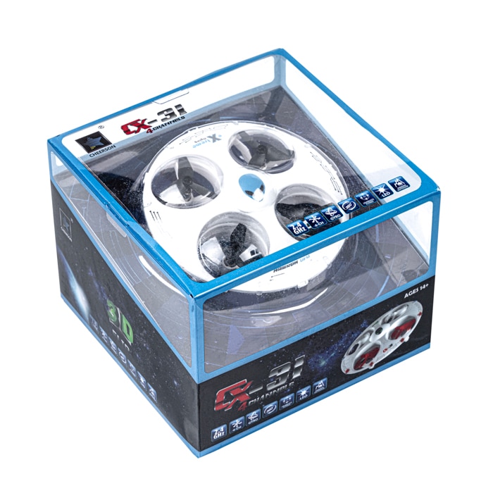 Mini drona, disc zburator interactiv, telecomanda, + 14 ani - eMAG.ro