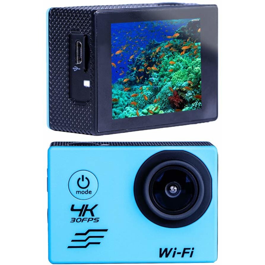Camera video sport AIX 4K HD ,WiFi 2.0 ,raza 170D carcasa impermeabila ...