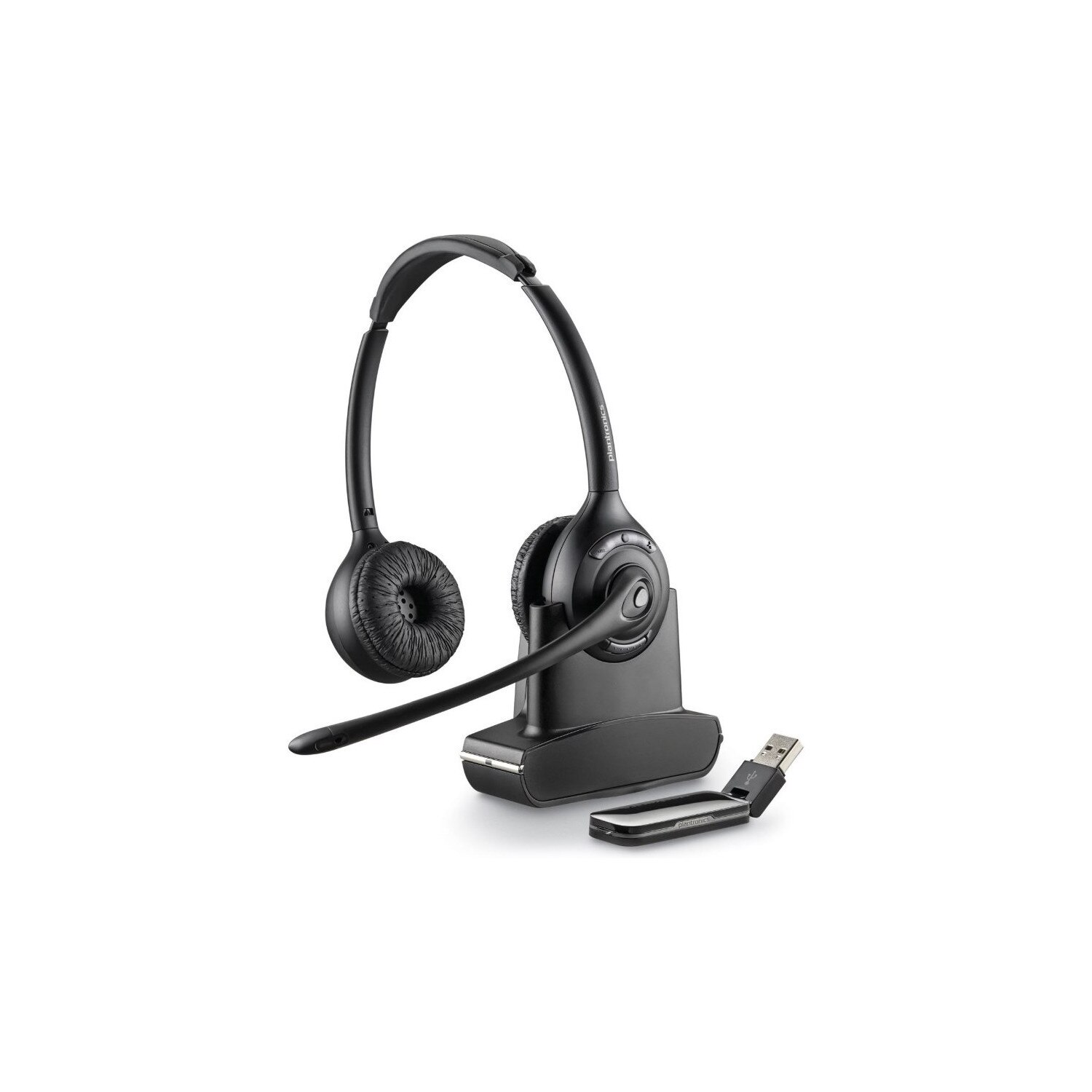 Casti plantronics savi w420-m, wireless, adaptor usb, 709371, Negru ...