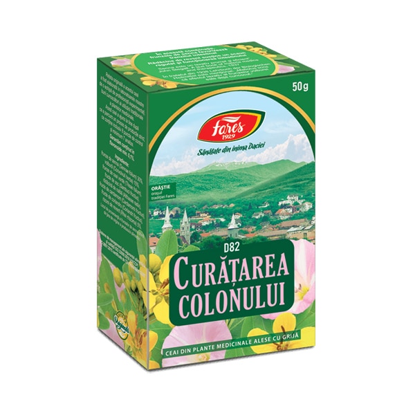 Ceai Curatarea Colonului, 50gr, Fares - eMAG.ro