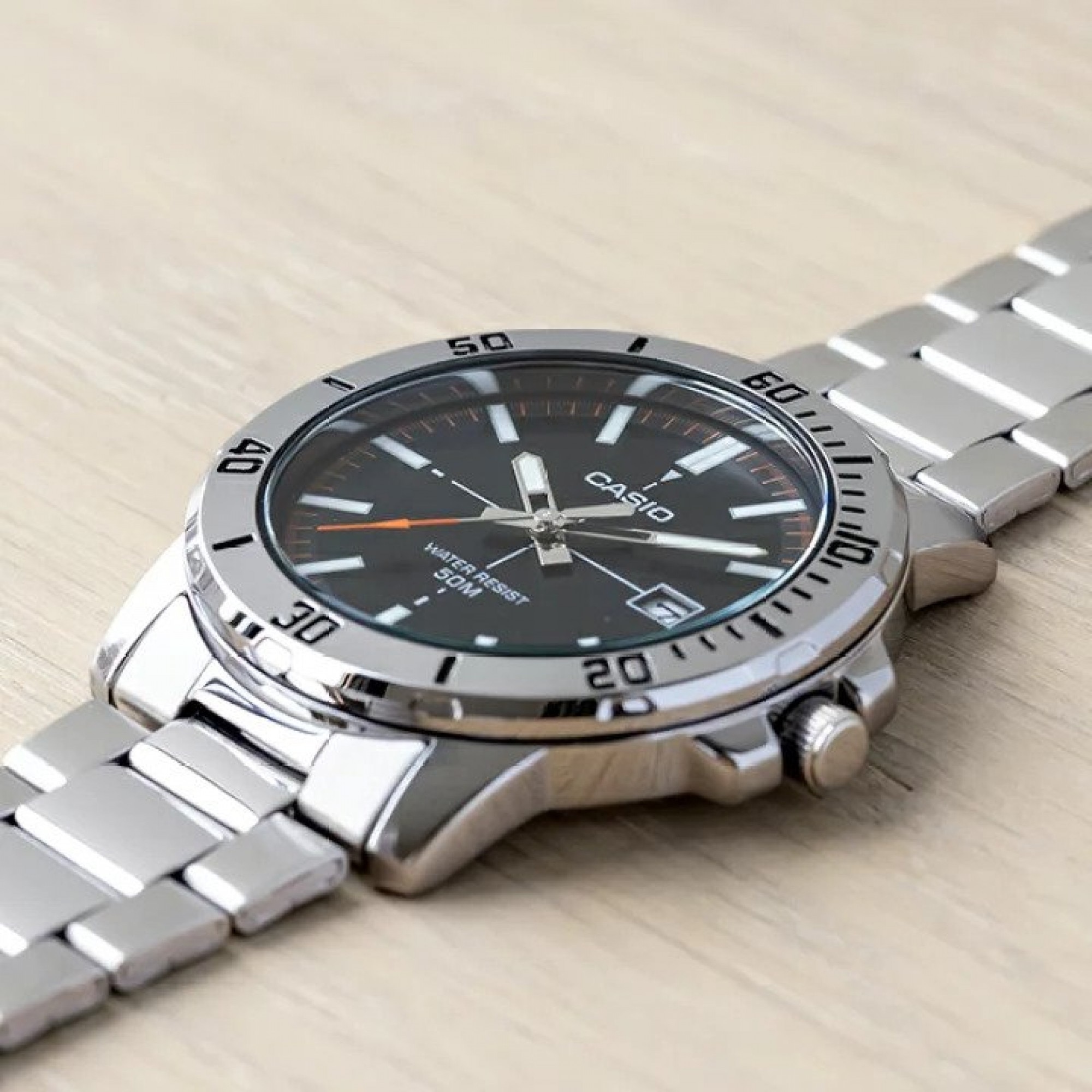 Мъжки часовник Casio, Collection MTP-VD, MTP-VD01D-1E2 - eMAG.bg