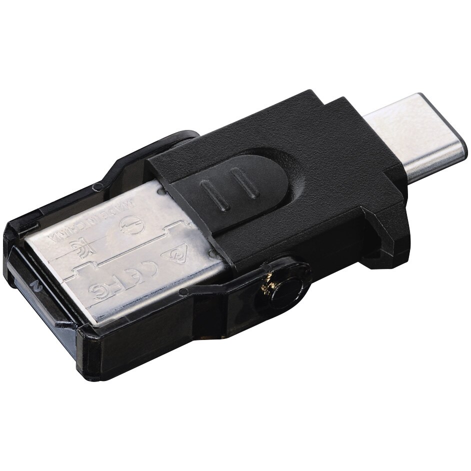 Card reader Hama microSD, OTG, USB 3.1 Tip C + USB 3.0 Tip A - eMAG.ro