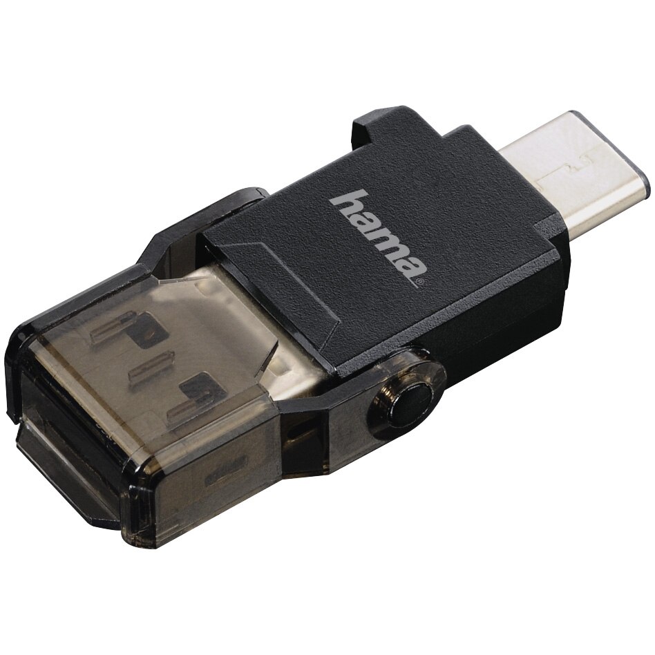 Card reader Hama microSD, OTG, USB 3.1 Tip C + USB 3.0 Tip A - eMAG.ro
