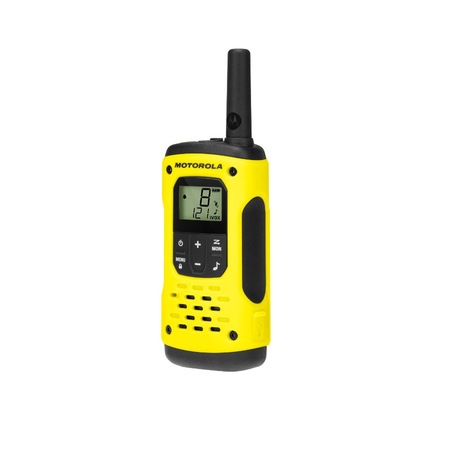 Set 2 statii radio PMR portabile, galben, Motorola Talkabout T92 - eMAG.ro