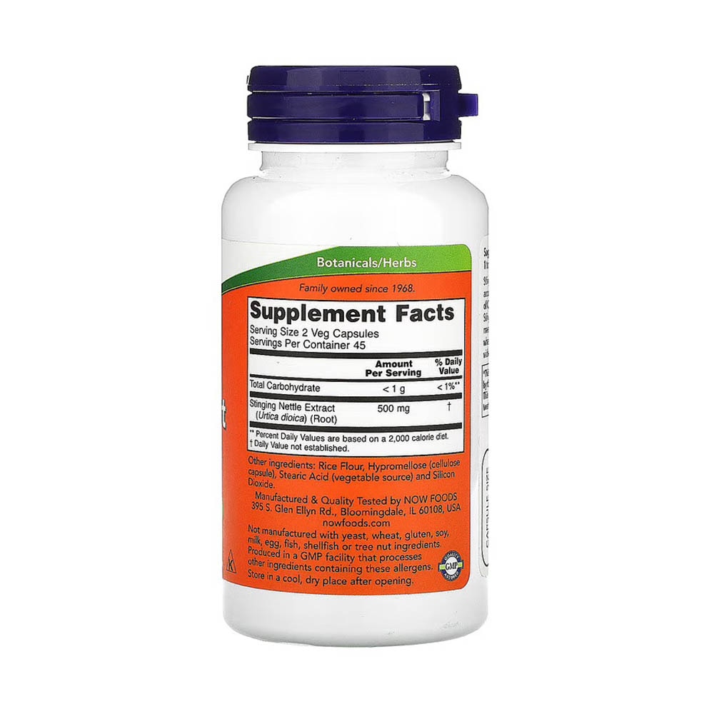 Stinging Nettle Root (Extract Urzica), 250 mg, Now Foods, 90 capsule ...
