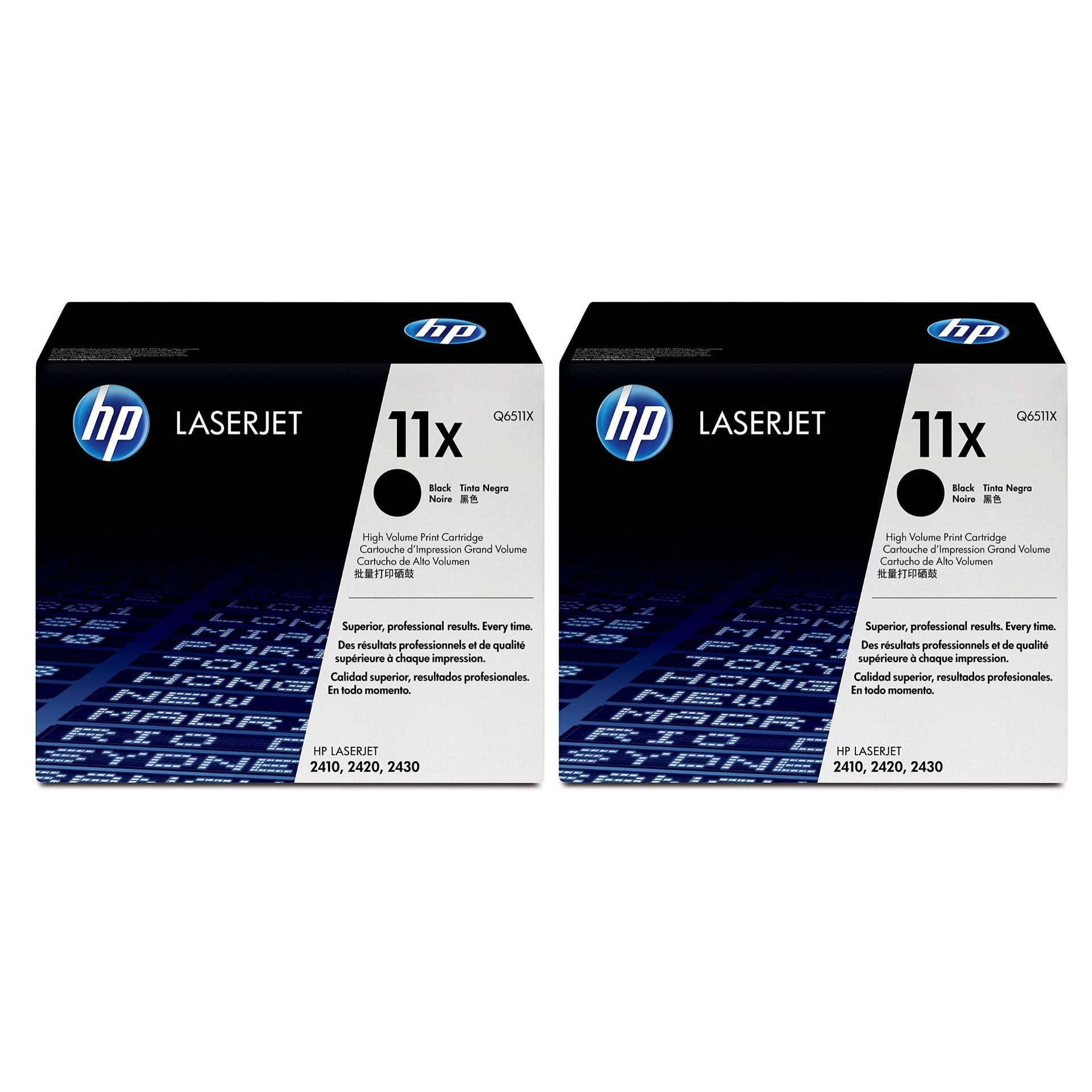 Pachet cartuse toner HP original Q6511X (11X) negru x2 24000 pagini ...