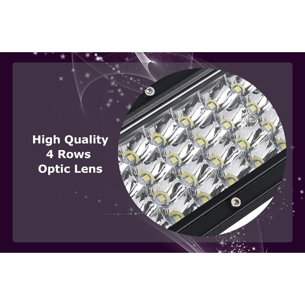 Led Fényhíd Flexzon, Ívelt, 7D QUAD-Row, 82cm, 25800lm, 516W, 12-24V, Off-road Munkalámpa, Flood ...