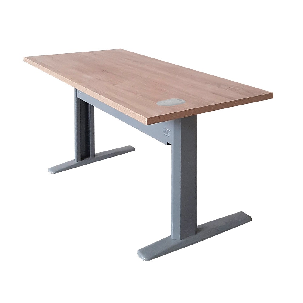 Birou Irma, pal sonoma/ picior gri, 134 x 62 x74 cm - eMAG.ro