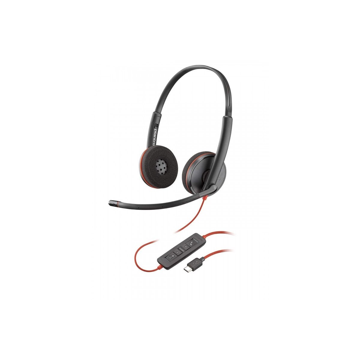 Casca call center plantronics blackwire c3220, usb-c, binaural, 709352 ...