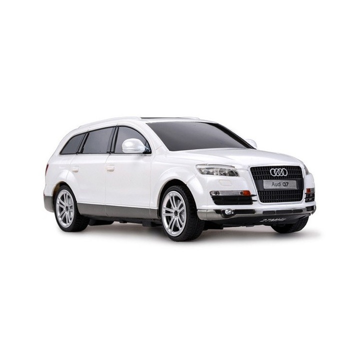 Masina Rastar, Masina Rastar, Audi Q7 1:24 RTR cu Telecomanda - Alb cu ...