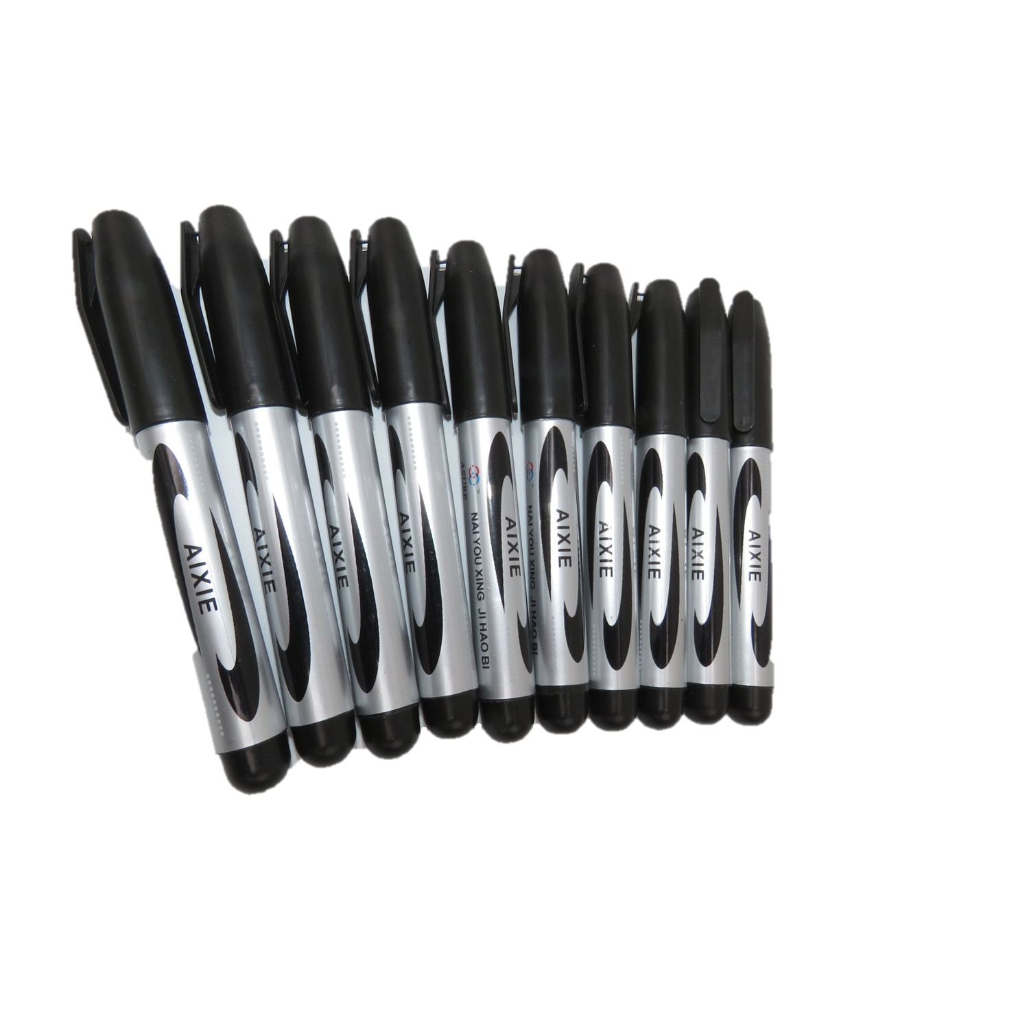 Set 10 buc. marker negru - eMAG.ro