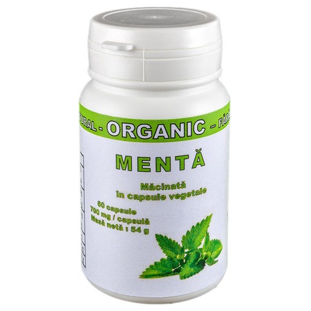Capsule Vegetale de Menta. Noniking, 60cps - eMAG.ro
