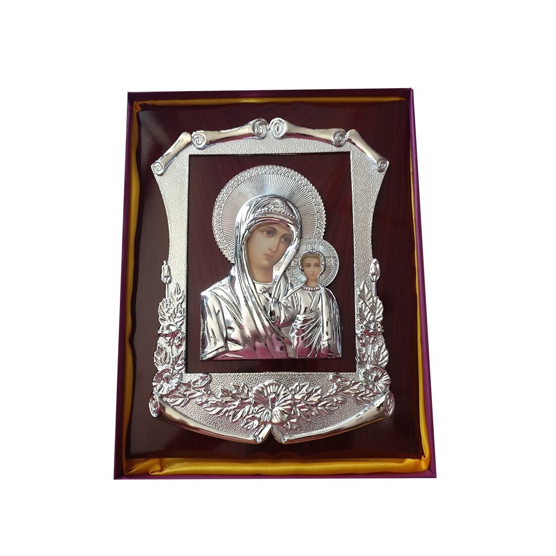 BV Mária ikon a babával, 24 cm - eMAG.hu