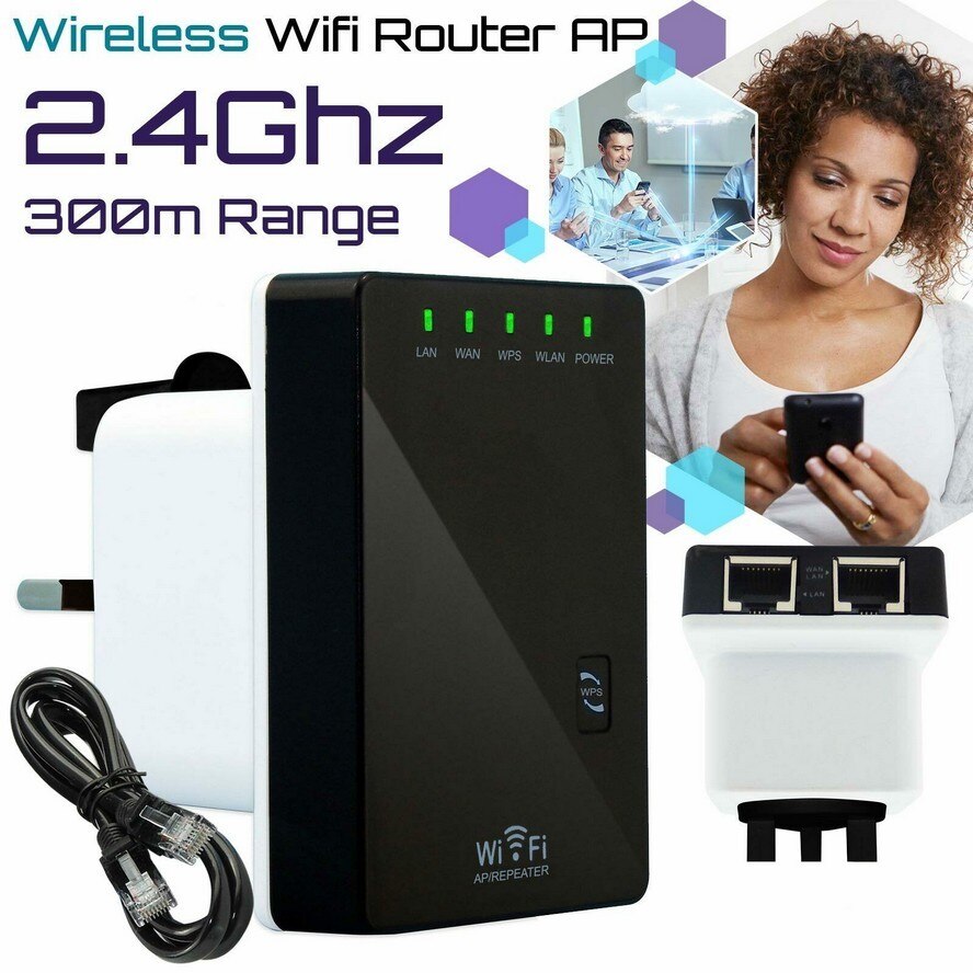 Mini Router Wireless-N / Repetor Amplificator Semnal WI-FI 300Mbps ...
