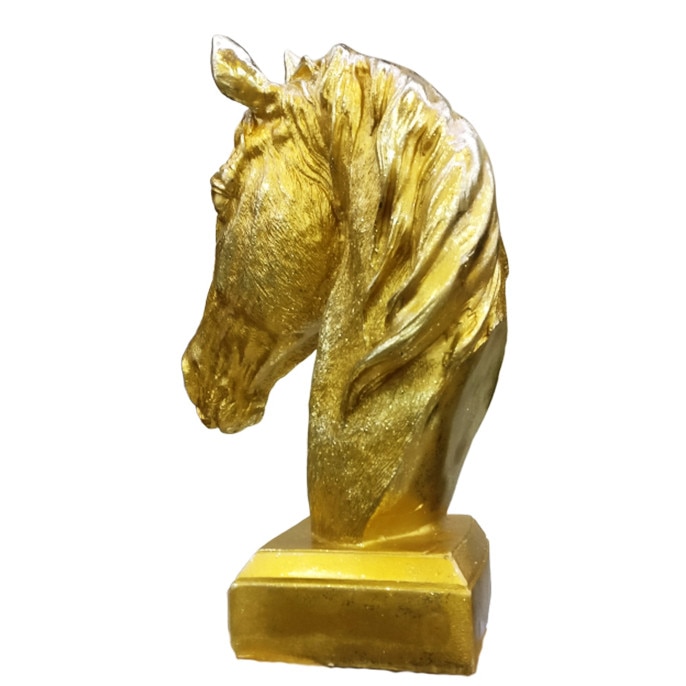 Statueta decorativa, Cap de cal, 40 cm, XY801D - eMAG.ro