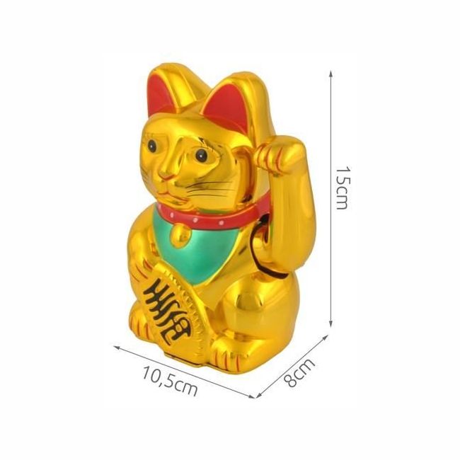 Figurina Pisica Norocoasa Maneki Neko, Simbol de Noroc si Prosperitate ...