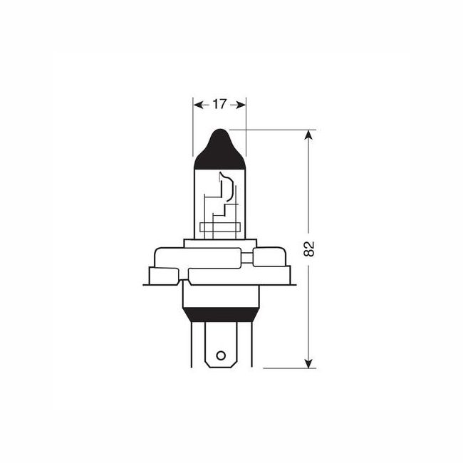 Lucas H4 halogén izzó, 12 V, 60 / 55W, P45t - eMAG.hu