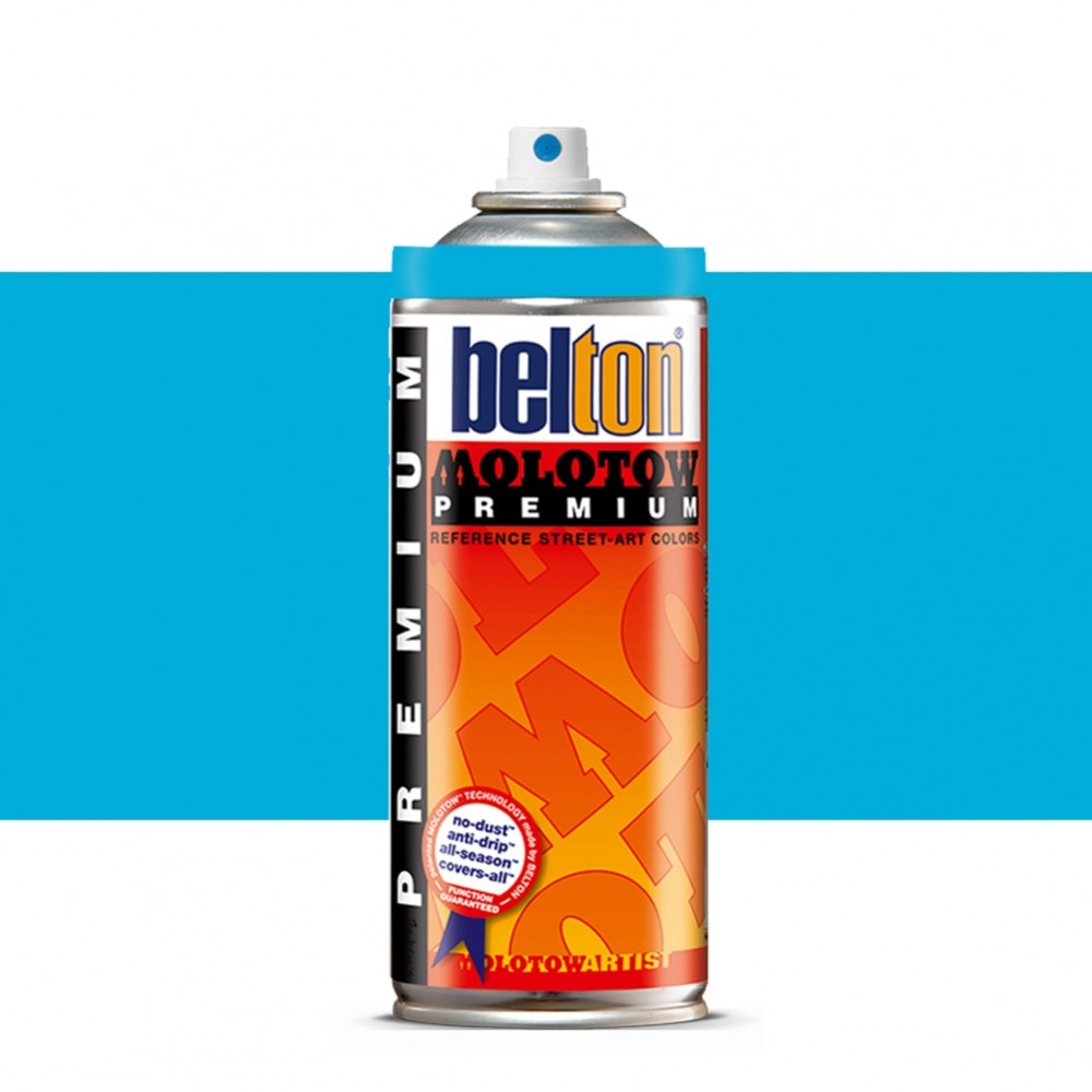 Spray Belton Molotow graffiti Premium 400ml neon blue - eMAG.ro
