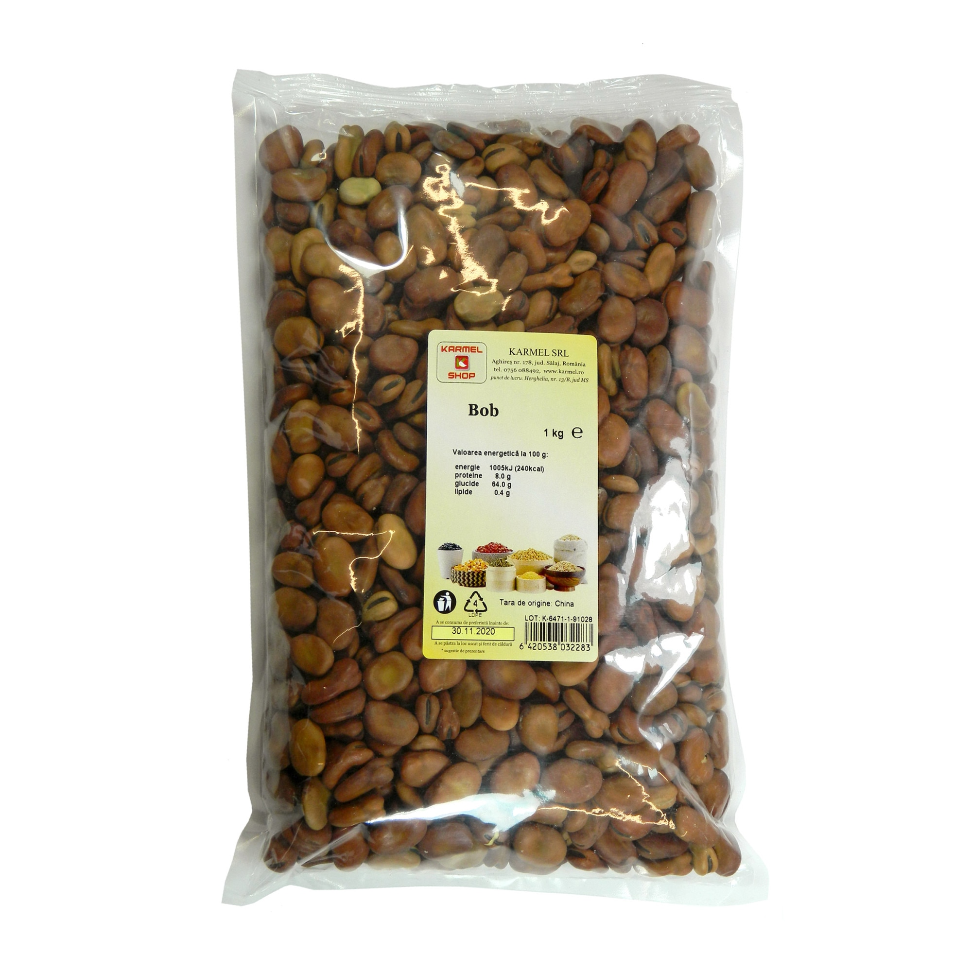 Fasole Bob, Karmel Shop, 1 Kg - eMAG.ro