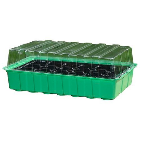 Tava pentru rasaduri 24 alveole cu capac transparent - eMAG.ro
