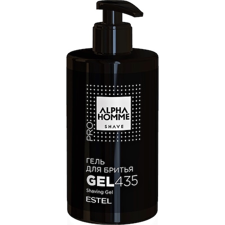Gel pentru barbierit, ALPHA HOMME PRO, Estel Professional, 435 ml - eMAG.ro
