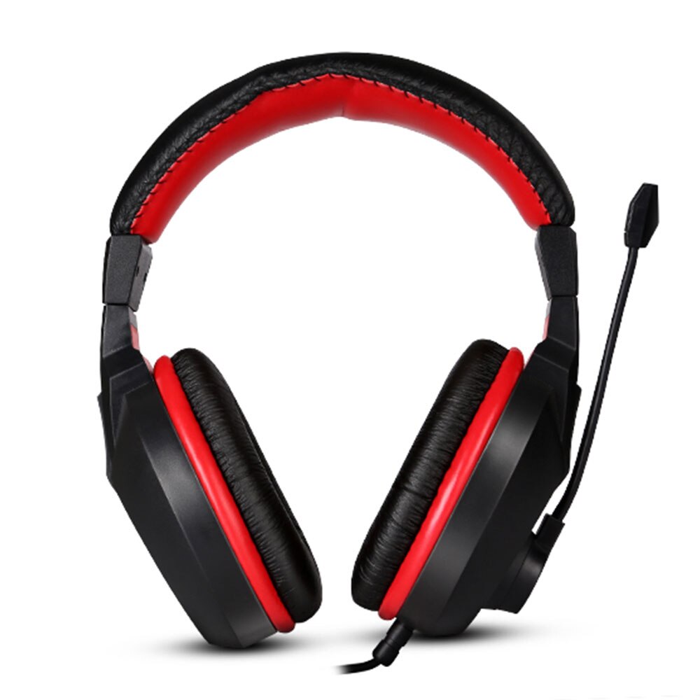 Casti cu microfon, Marvo, H8321, Gaming, Negru/Rosu - eMAG.ro