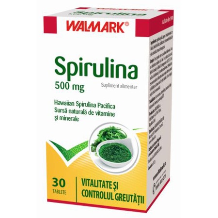 Supliment alimentar Spirulina 500mg Walmark, 30 tablete - eMAG.ro