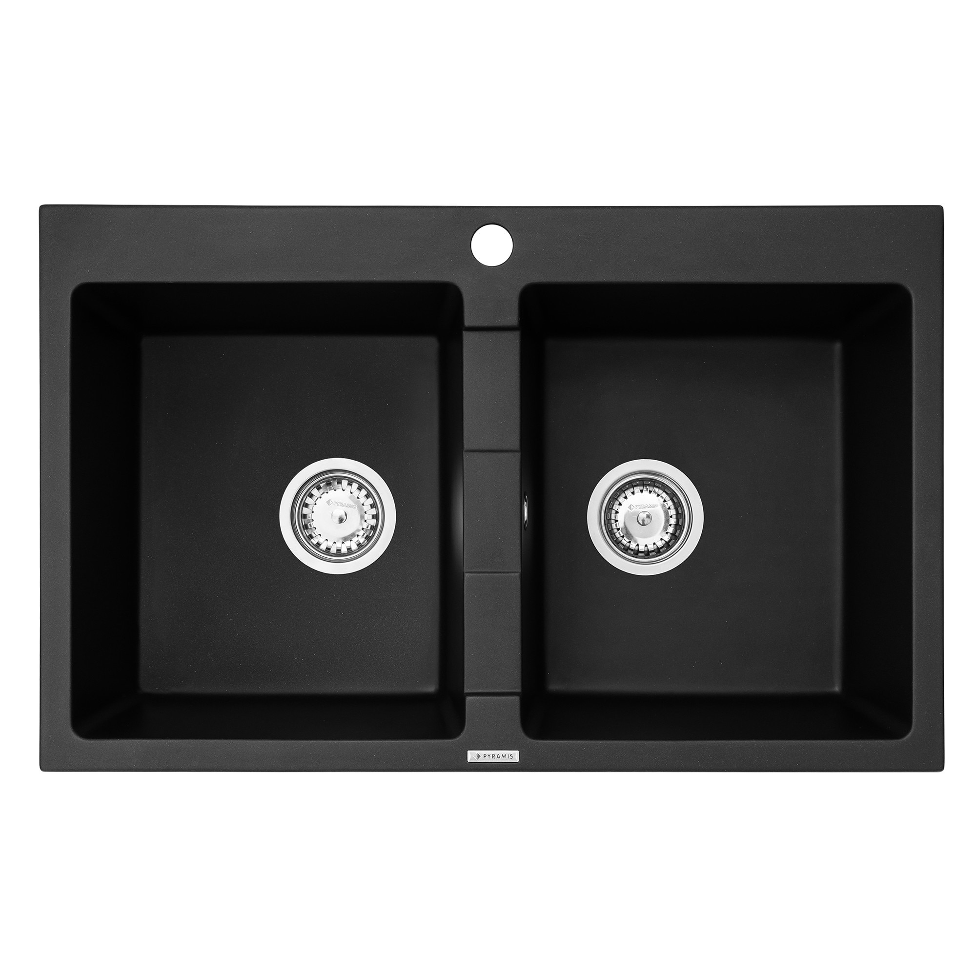 Chiuveta bucatarie Pyramis SPARTA, 2 cuve egale, 780x500mm, adancime ...