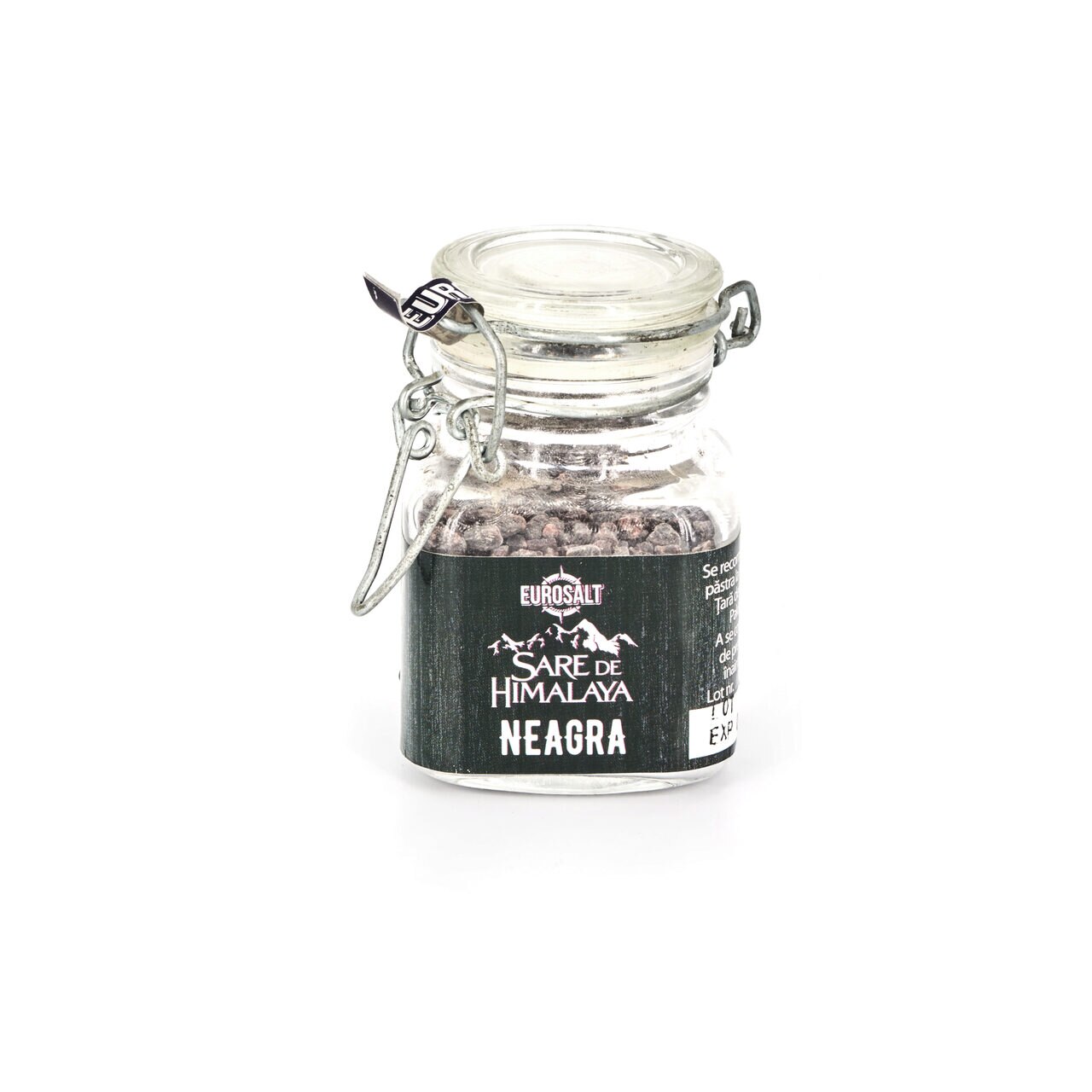 Sare neagra de Himalaya EUROSALT, borcan 100 g - eMAG.ro
