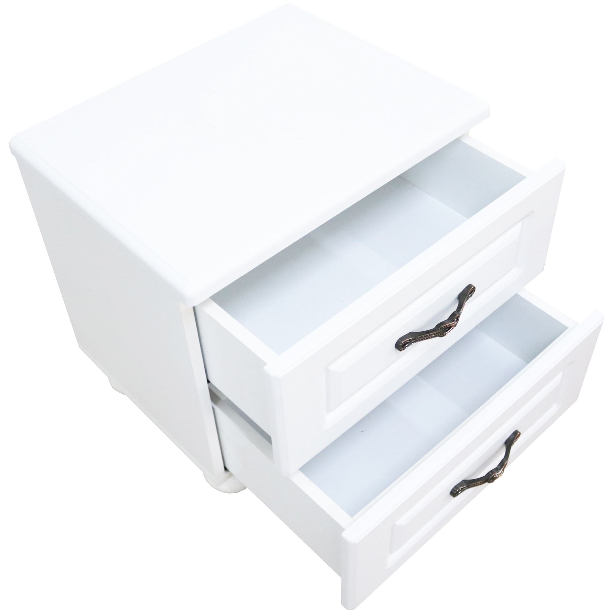 Noptiera Dynasty Alba, 51 x 40 x 50 cm - eMAG.ro