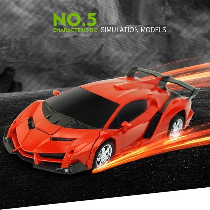Трансформер кола Lamborghini ROBOT, Звукови ефекти, 3D Светлини - eMAG.bg