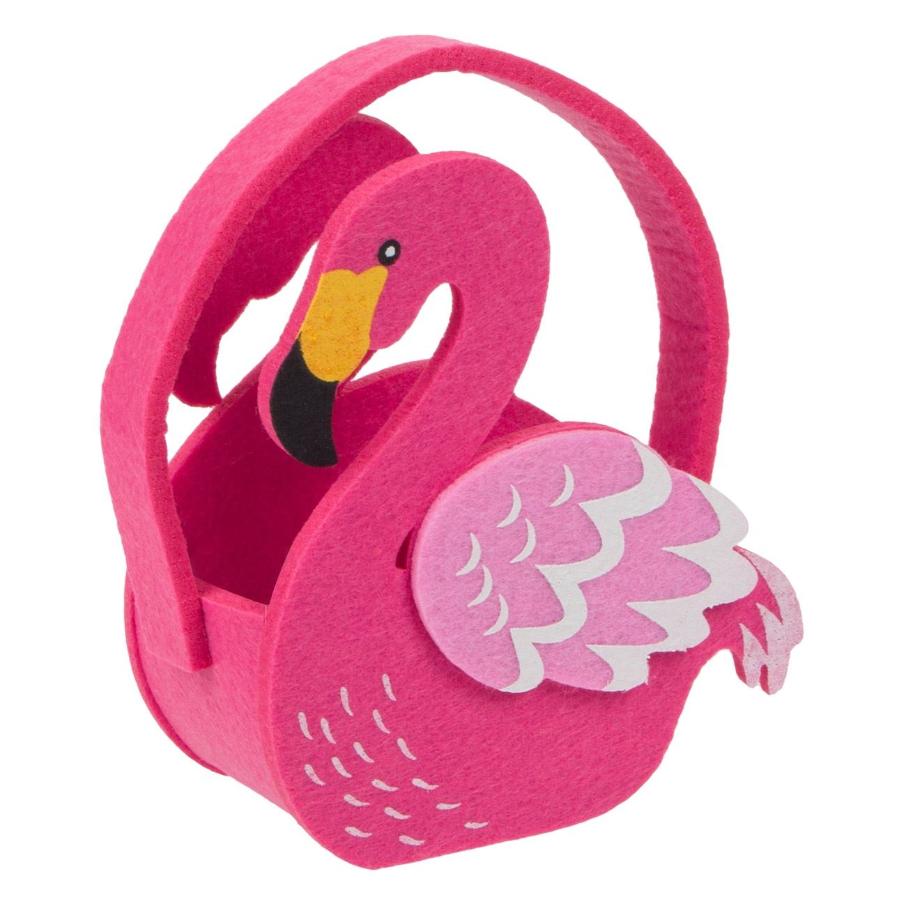 Cos decorativ pentru oua de Paste, model Flamingo, 16 cm - eMAG.ro