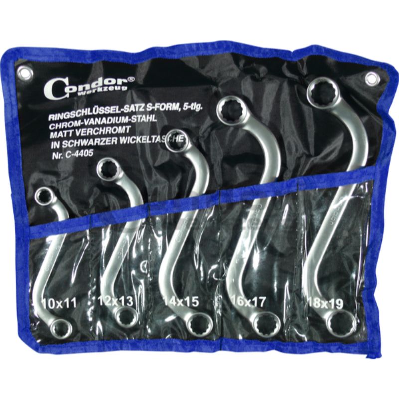 Set chei inelare, CONDOR, tip S, 5 piese, 10-19 mm - eMAG.ro