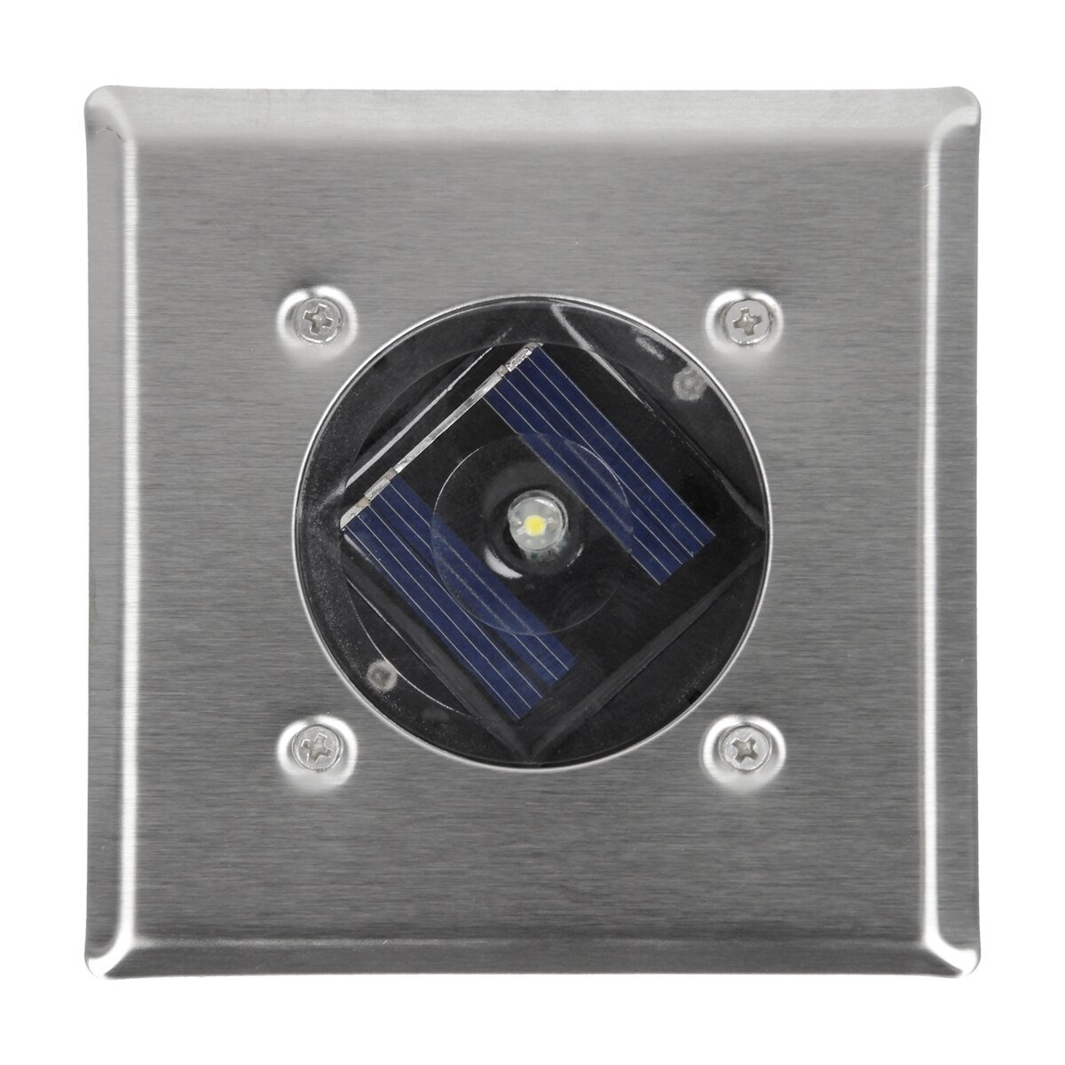 Set 6 spoturi solare LED, ECD Germany, patrate, 8.5 x 8.5 cm ...