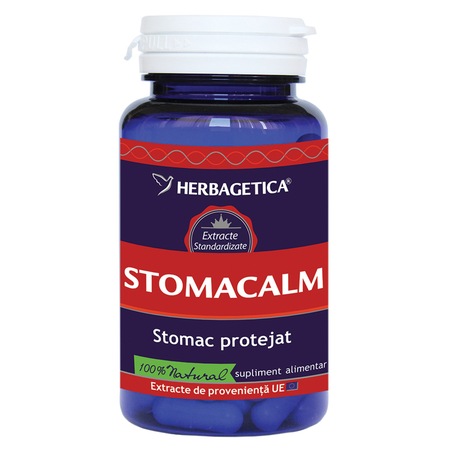 Supliment Alimentar Stomacalm Herbagetica, 30 capsule - eMAG.ro