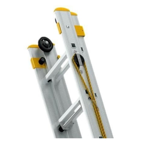 Scara Profesionala Forte Plus cu doua Tronsoane Culisanta cu funie 8318 ...