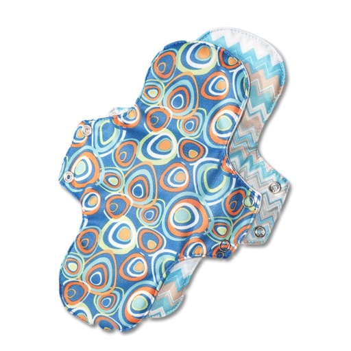 Set absorbante refolosibile, Bumbac, 23x8.6 cm, 2 buc - eMAG.ro