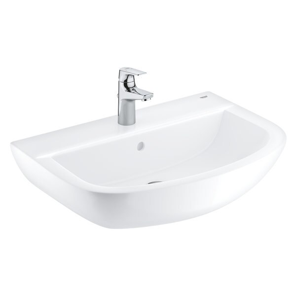 Pachet complet lavoar si baterie Grohe BauFlow 23751000, 60 cm, include ...