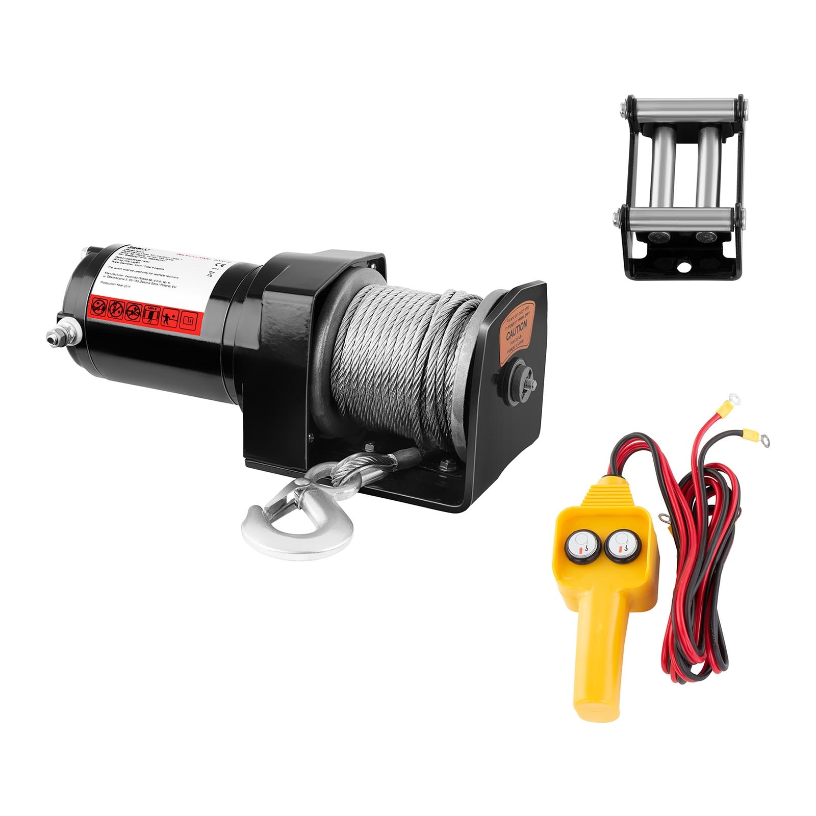 Лебедка за кола 12V 907Kg 2,000 lbs ПРОПУЛАТОР 2000-C Германия - eMAG.bg