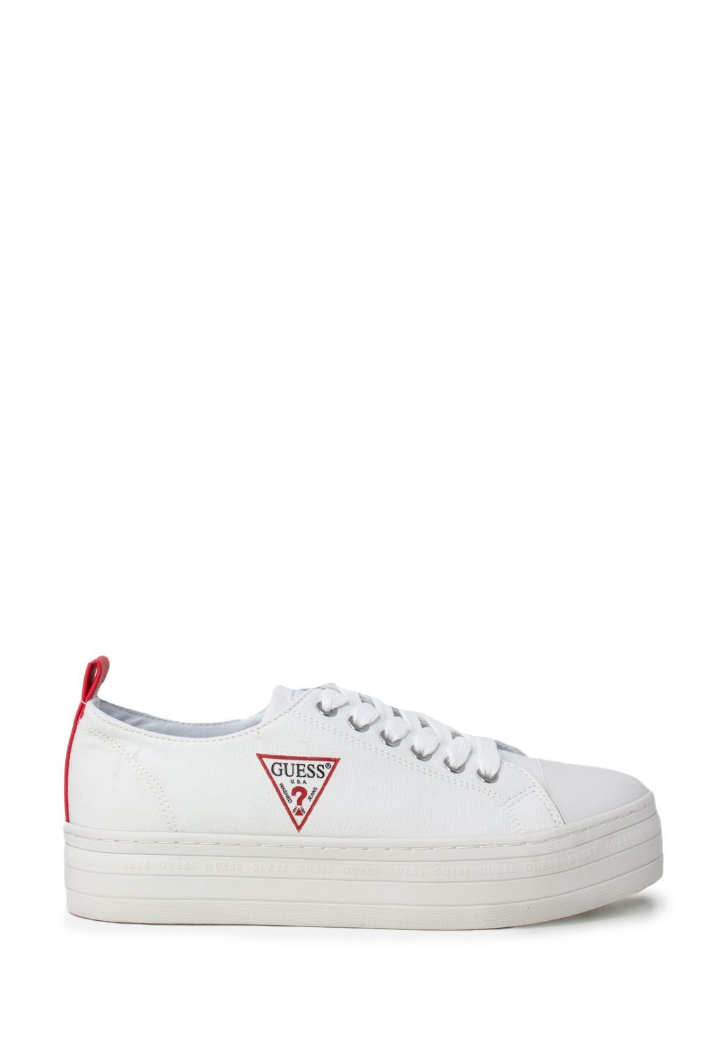 Tenisi dama, Guess, Alb, FL6BRSFAB12WHITE, 40 - eMAG.ro