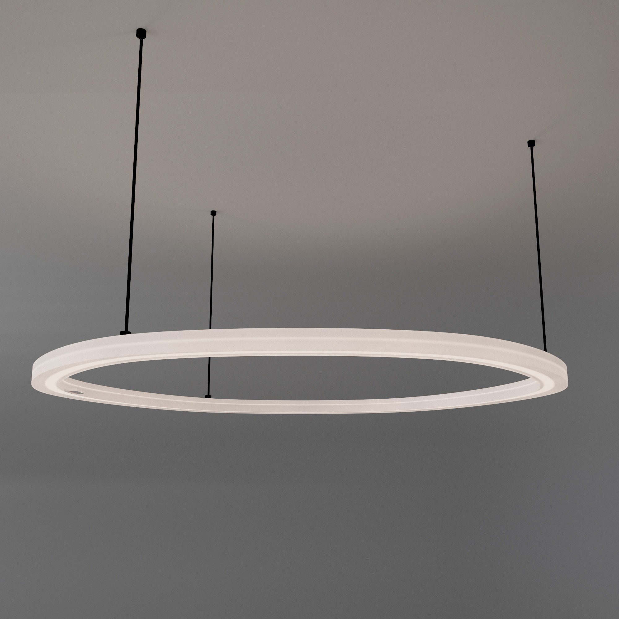 Lustra moderna INFINITY SHADE Large Ice Satin, Ice Shadow BANDA LED ...