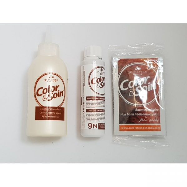 Боя за коса 3Chenes Color&Soin 9N Медено Рус - eMAG.bg